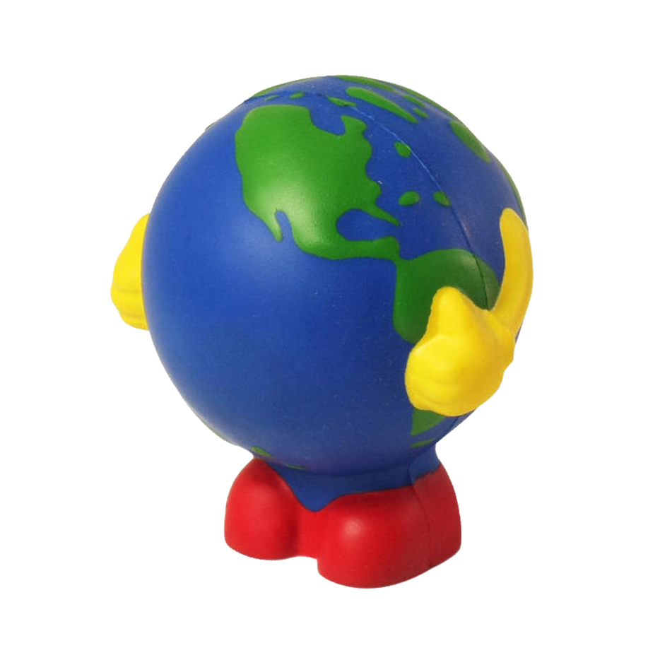 Cartoon Earth Shape Stress Reliever PXR157 – Team Alpha Australia